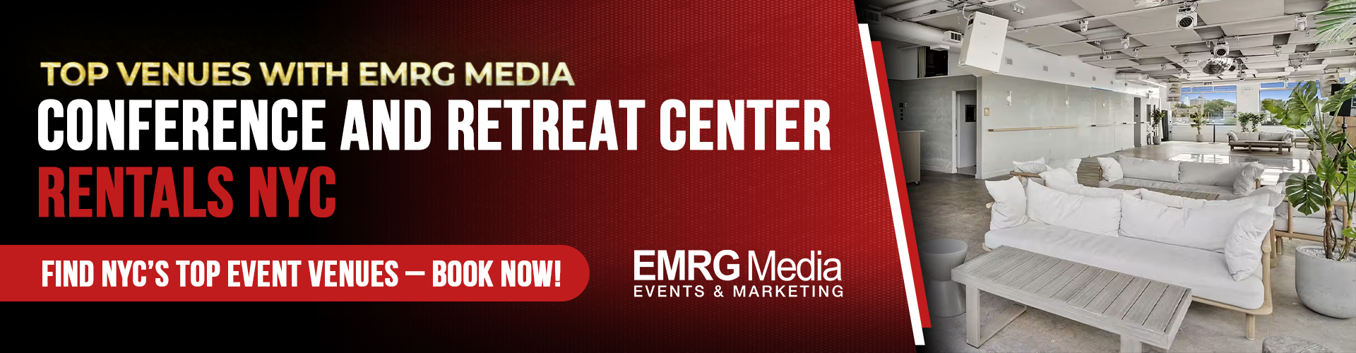 Conference and Retreat Center Rentals in NYC | EMRG Media